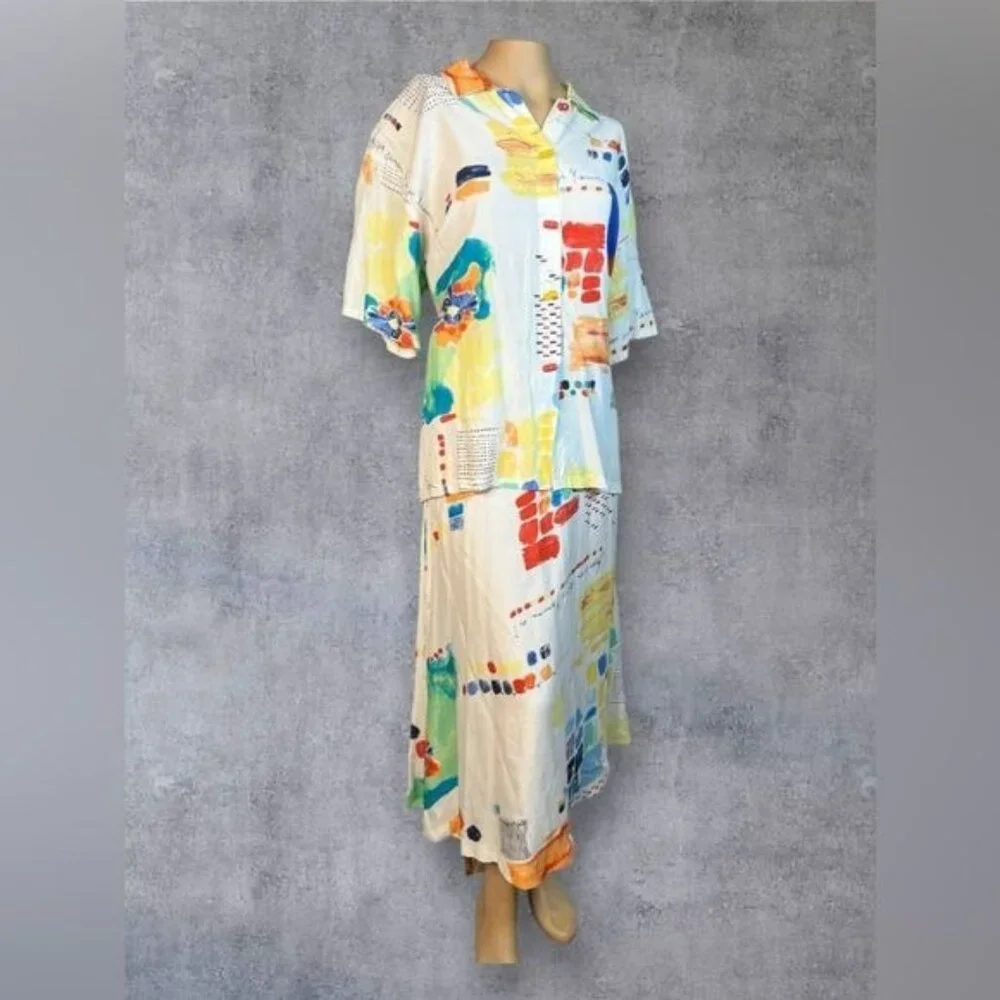 Nino Wong | Skirts | Vintage Nino Wong Skirt Set | Poshmark